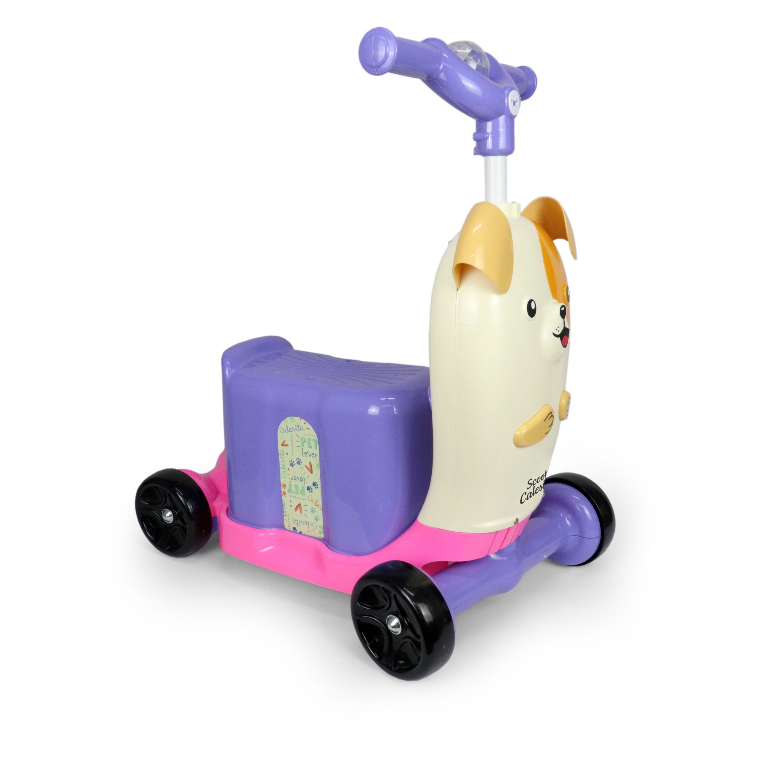 Scooty Dog Rosa - Calesita Brinquedos